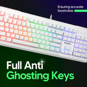 Storm Mechanical 104 Keys Wired Gaming Keyboard, Rainbow Backlighting,