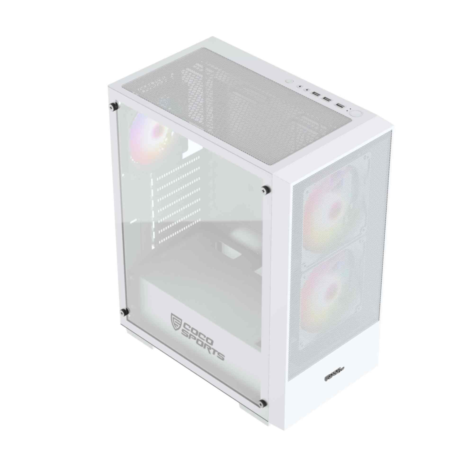 Core 300M Gaming Cabinet, Mid ATX - White
