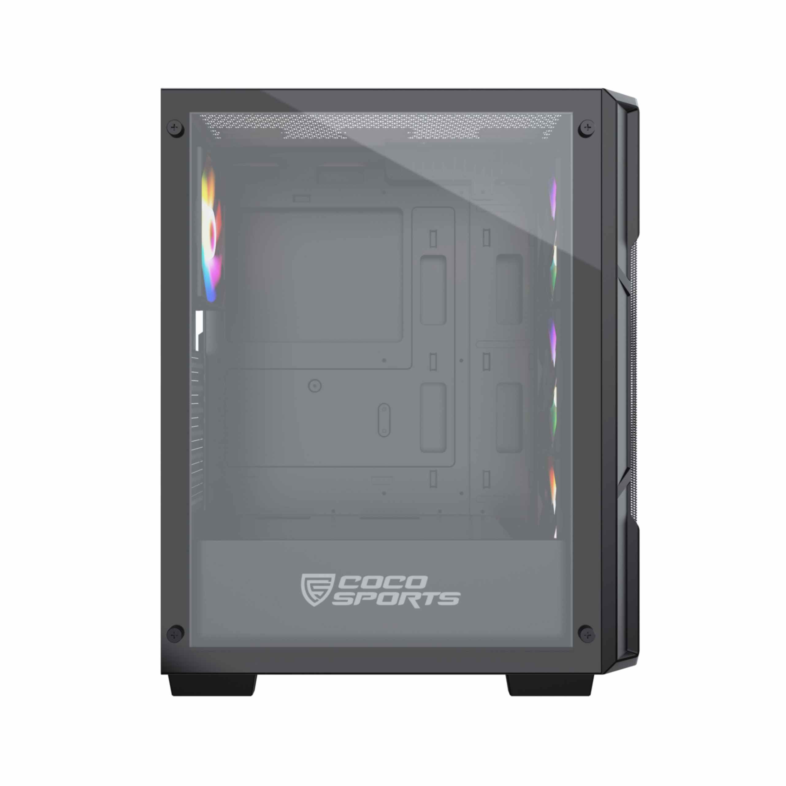 Core 100M Gaming Cabinet, Mid ATX - Black